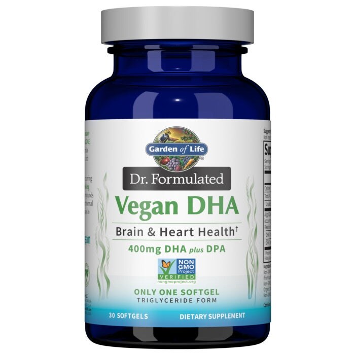 Dr. Formulated Vegan DHA 30ct Softgels | Garden of Life