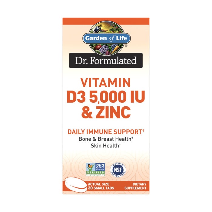 Vitamin D3 5000 + Zinc | Garden of Life