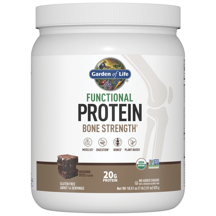 Functional Protein Bone Strength Powder - Brownie Bites | Garden of Life