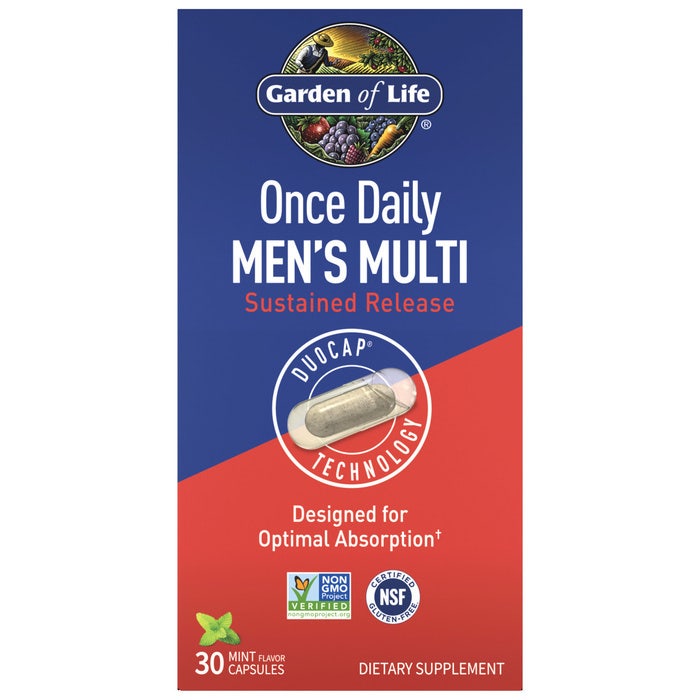Once Daily Men's Multi DuoCap Capsules | Garden of Life