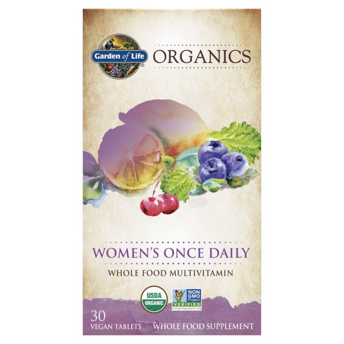 Organic Once Daily Womens Multivitamin | Garden of Life Organics ...